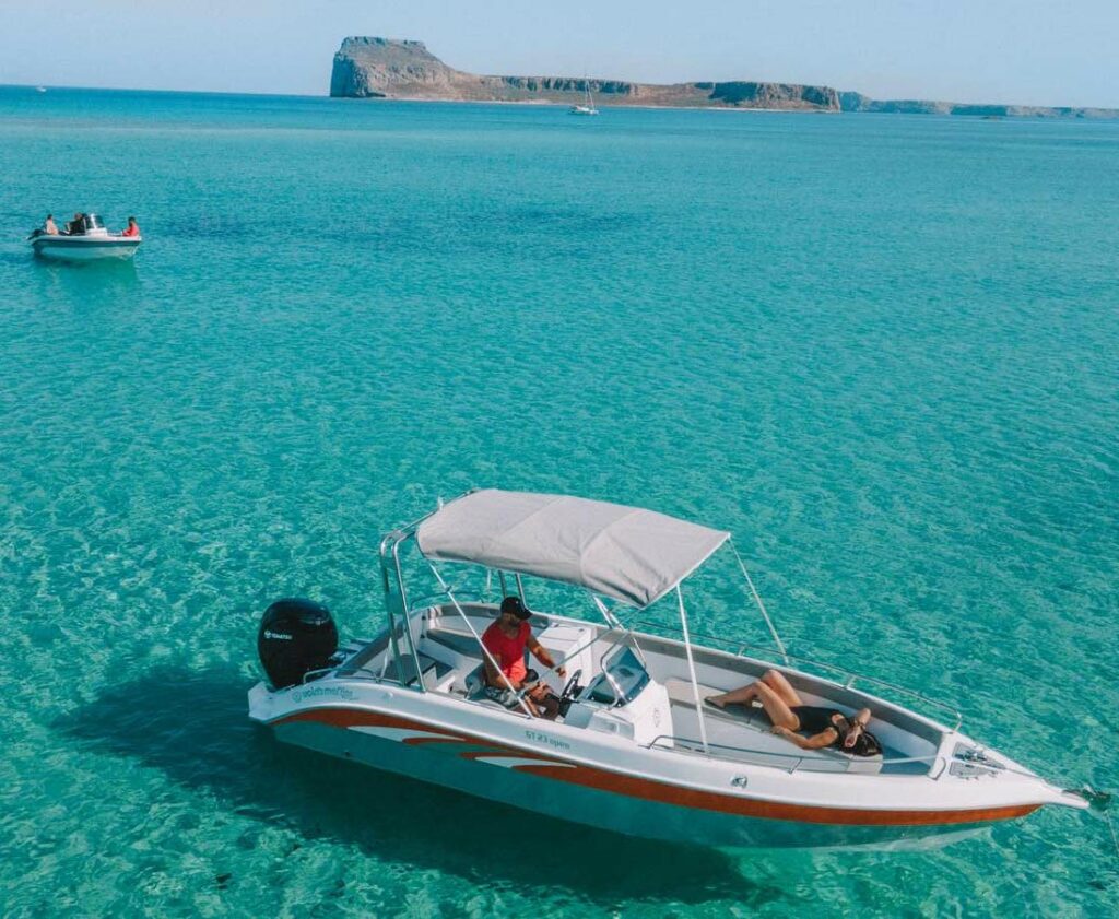 Rent a Boat for private tours - Seaholics Chania, Kissamos, Balos